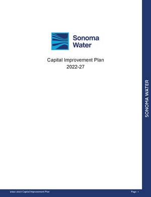 Sonoma Water - Capital Projects Plan